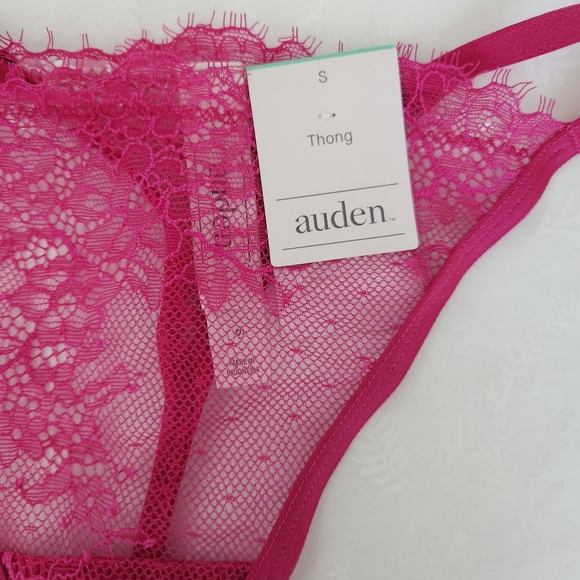 Auden | Intimates & Sleepwear | Nwt Auden Thong Panties Vstring Pink ...